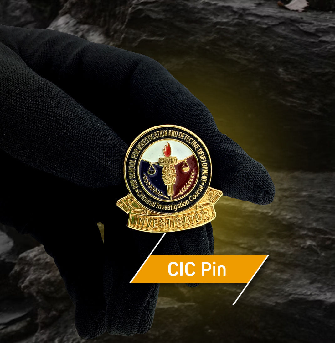 Criminal Investigation Course Pin (small) – philippinepublicsafetysupply