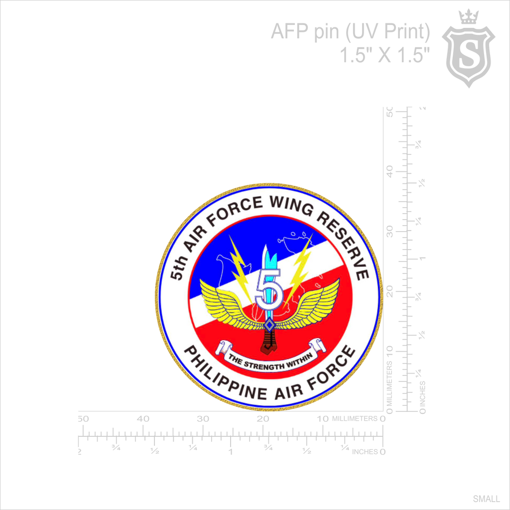 Philippine Air Force (PAF) - 5th Air Force Wing Reserve Pin 2025 ...