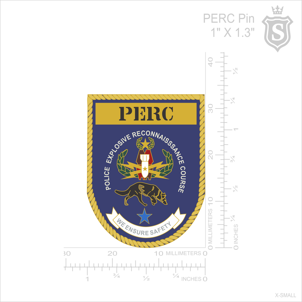 Police Explosive Reconnaissance Course (PERC) Pin ...