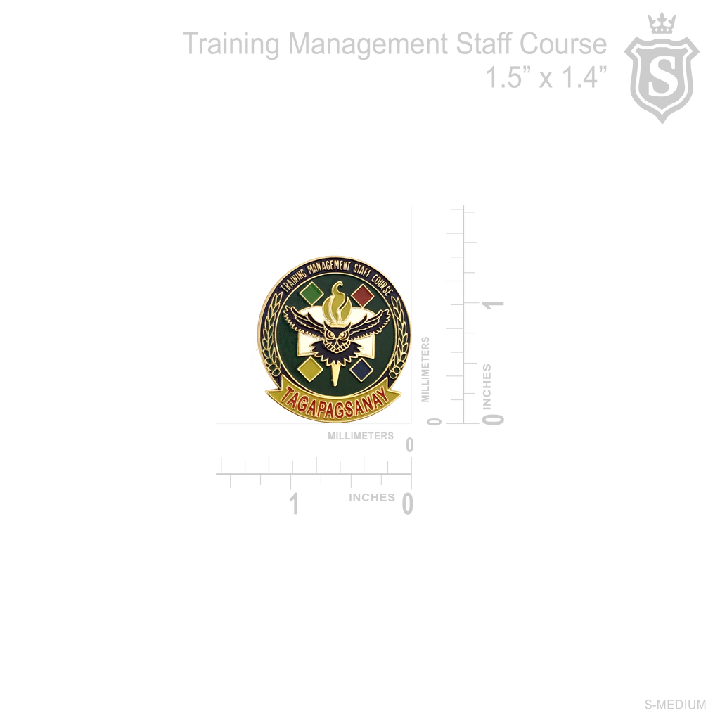 Training Management Staff Course (TMSC) Pin – philippinepublicsafetysupply