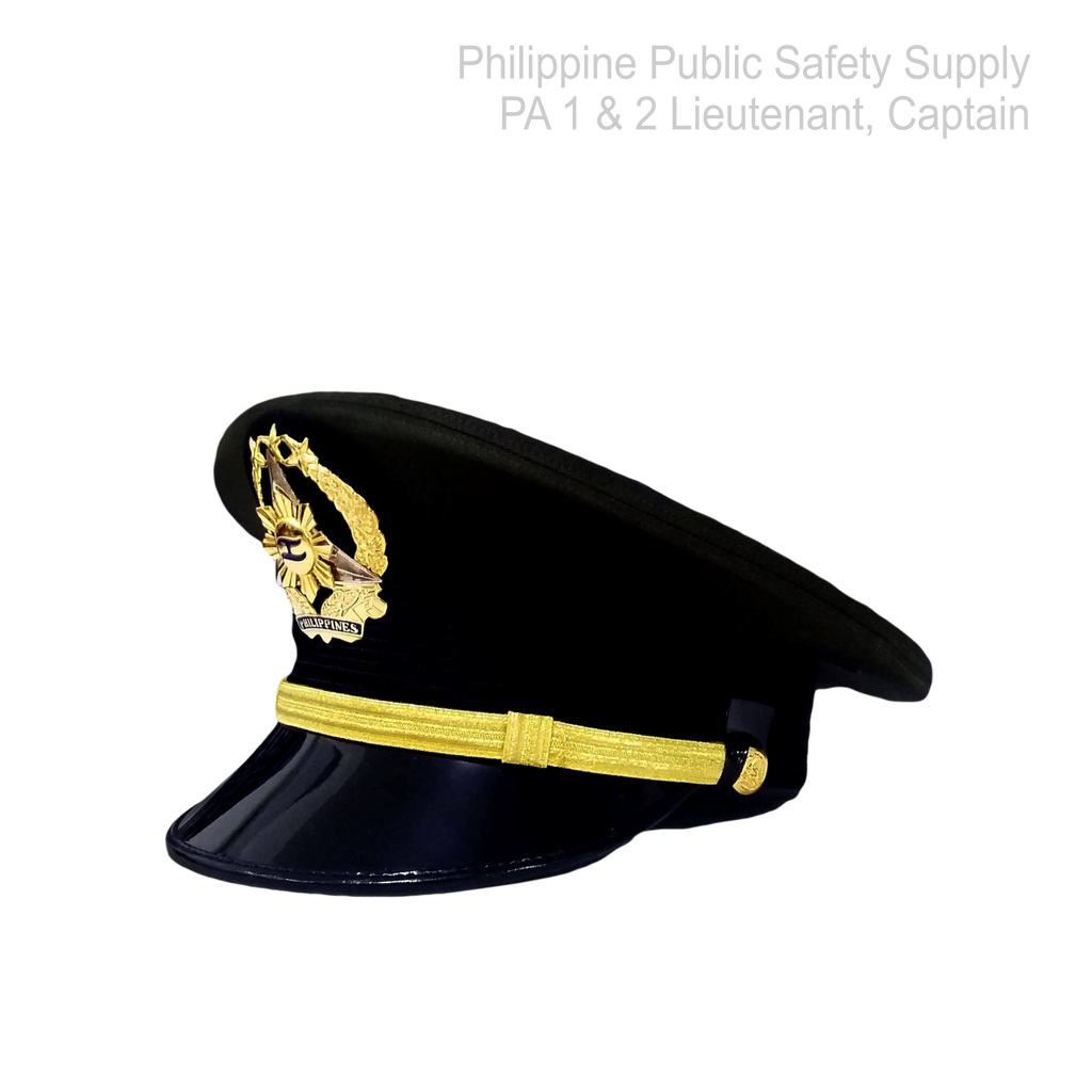 Philippine Army (PA) Olive Drab Pershing Cap 1 & 2 Lieutenant, Captain ...
