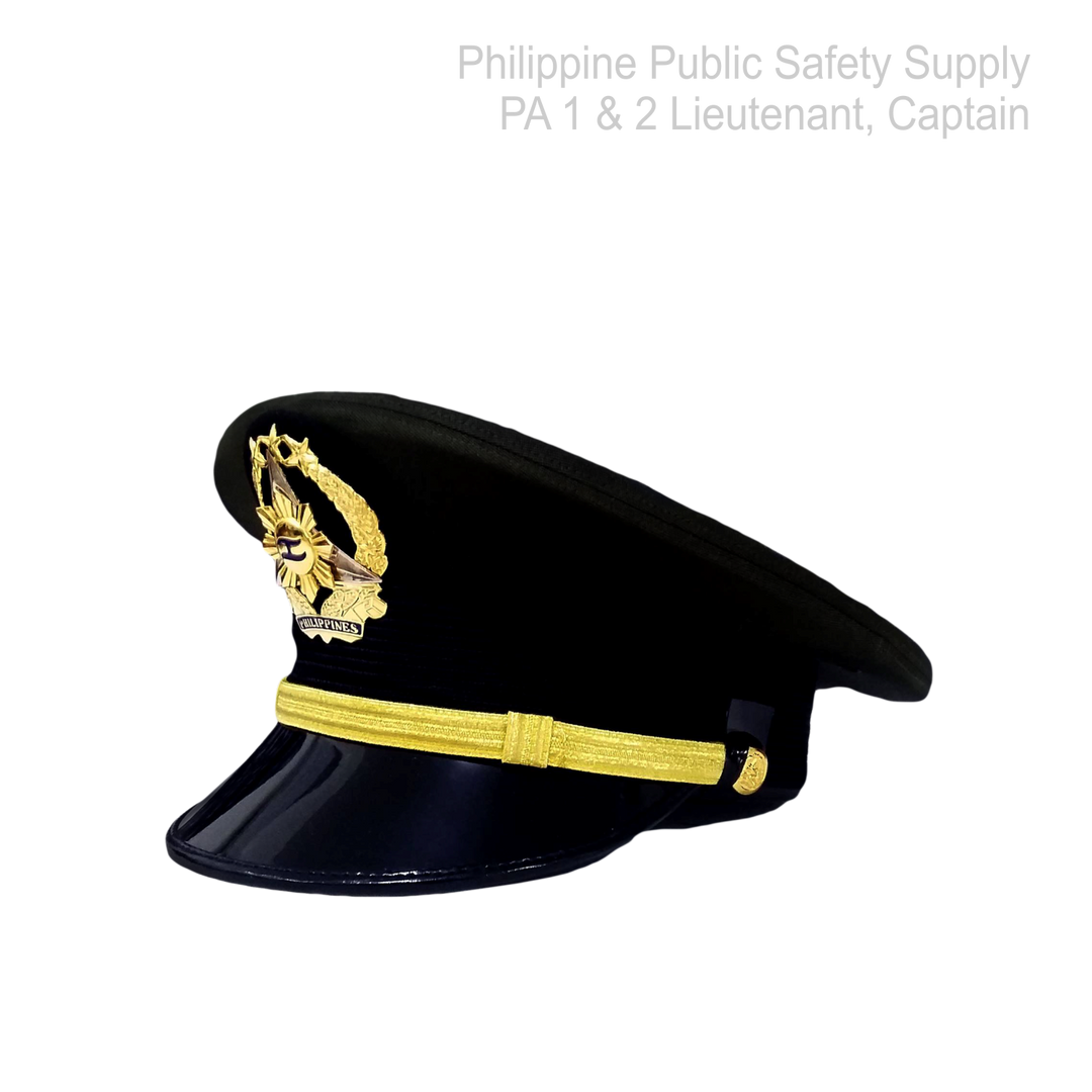 Philippine Army (PA) Olive Drab Pershing Cap 1 & 2 Lieutenant, Captain ...