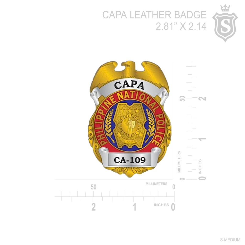 CAPA Leather Badge – philippinepublicsafetysupply
