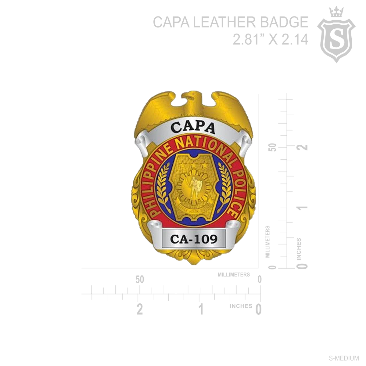 CAPA Leather Badge – philippinepublicsafetysupply