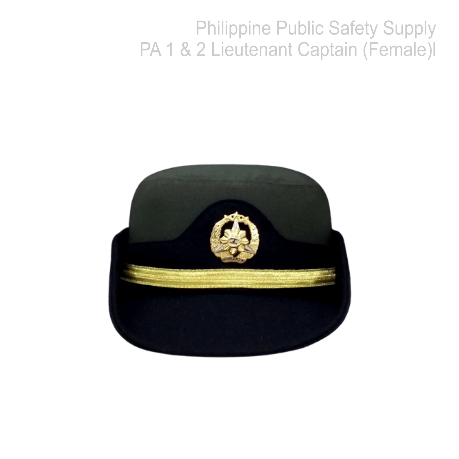 Philippine Army (PA) Pershing Cap 1 & 2 Lieutenant Captain (Female ...