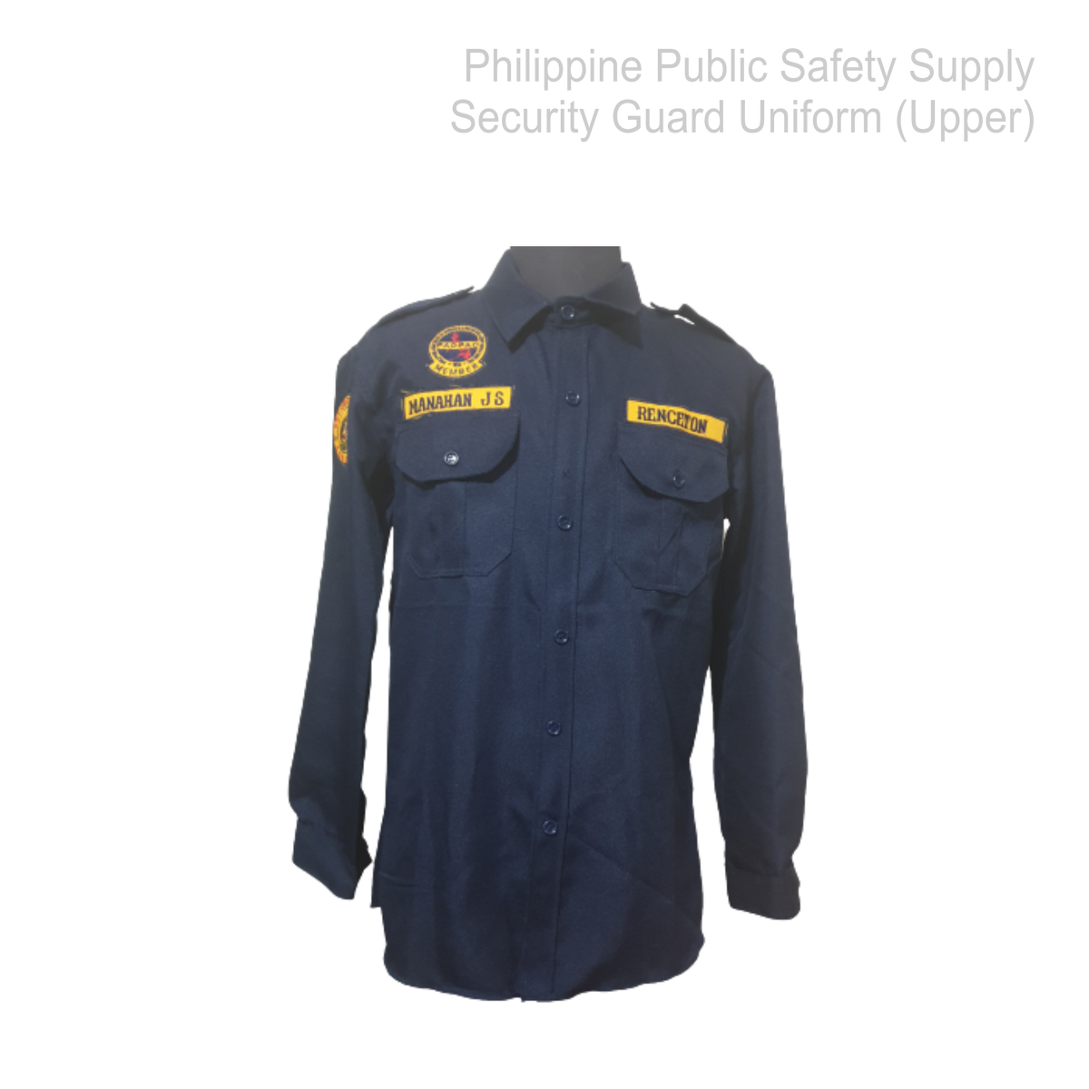 Security Guard Uniform (Upper) - PSA-SG – philippinepublicsafetysupply