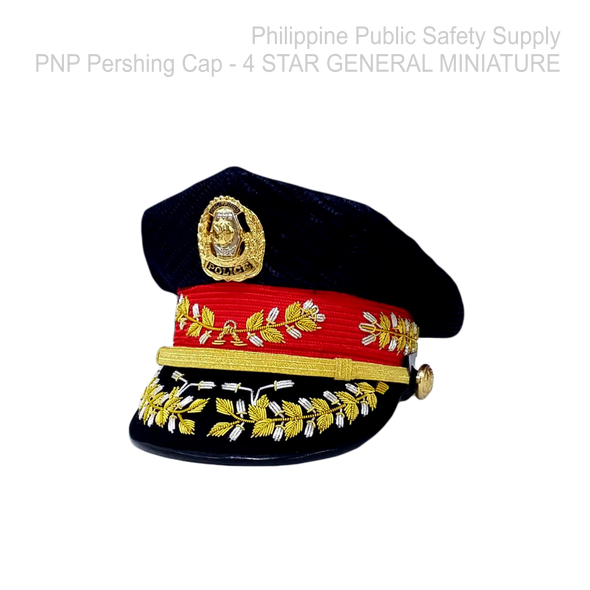 Philippine National Police (PNP) Pershing Cap 4 Star Police General (P ...