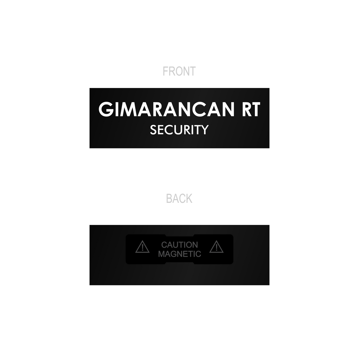 Security Guard Nameplate - PSA-SG – philippinepublicsafetysupply