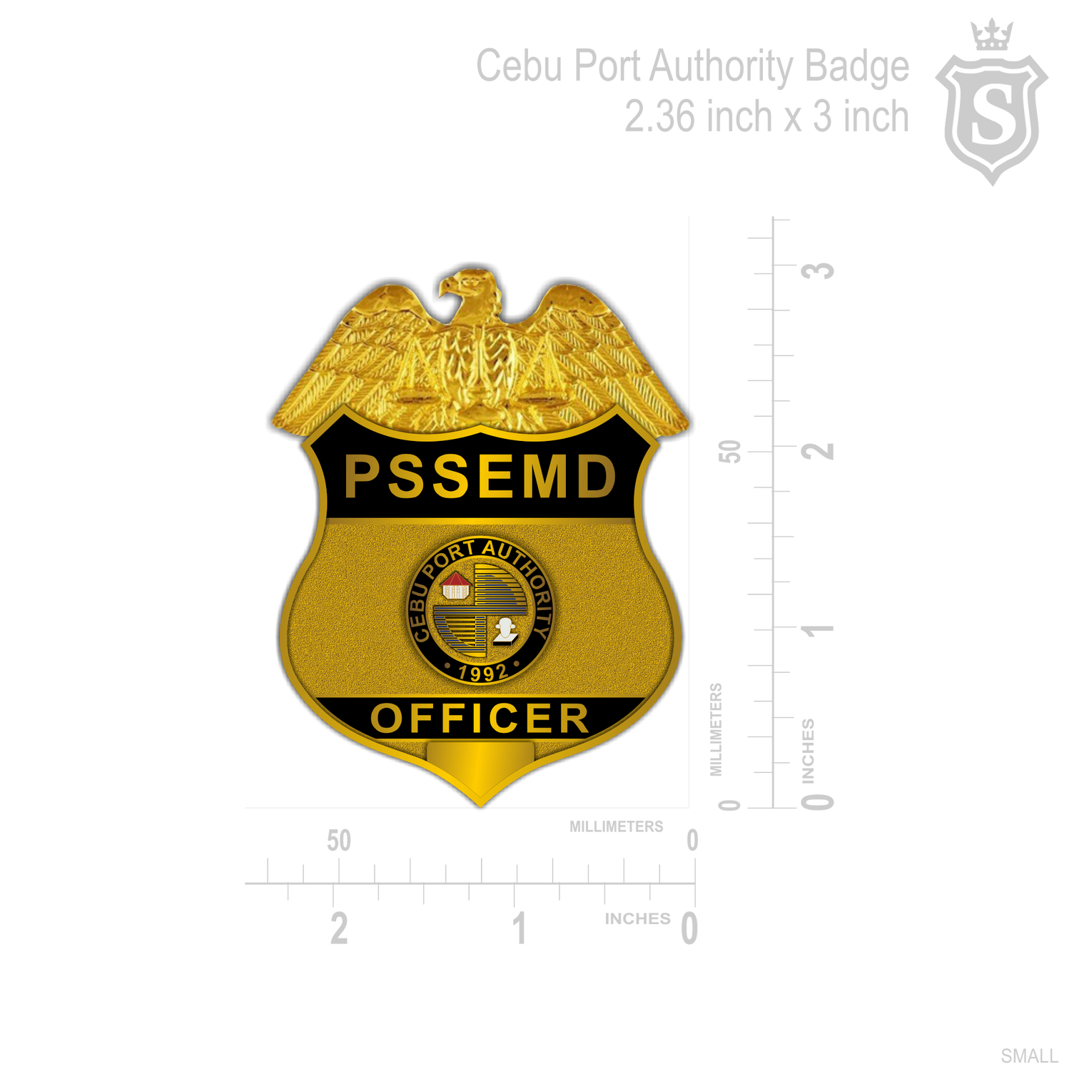 Cebu Port Authority Police Badge - PNP – philippinepublicsafetysupply