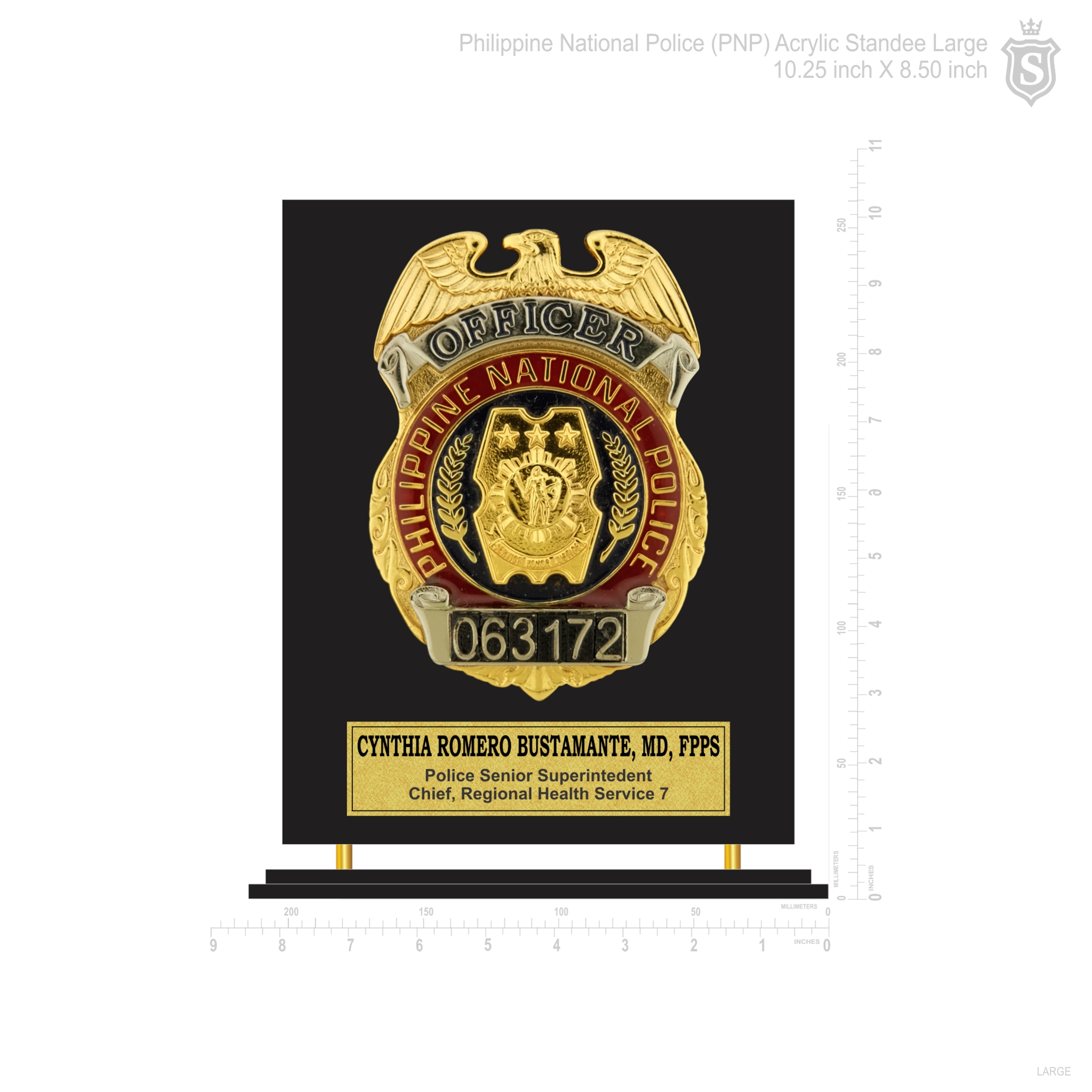 Philippine National Police (PNP) Standee Large Plaque - PNP ...