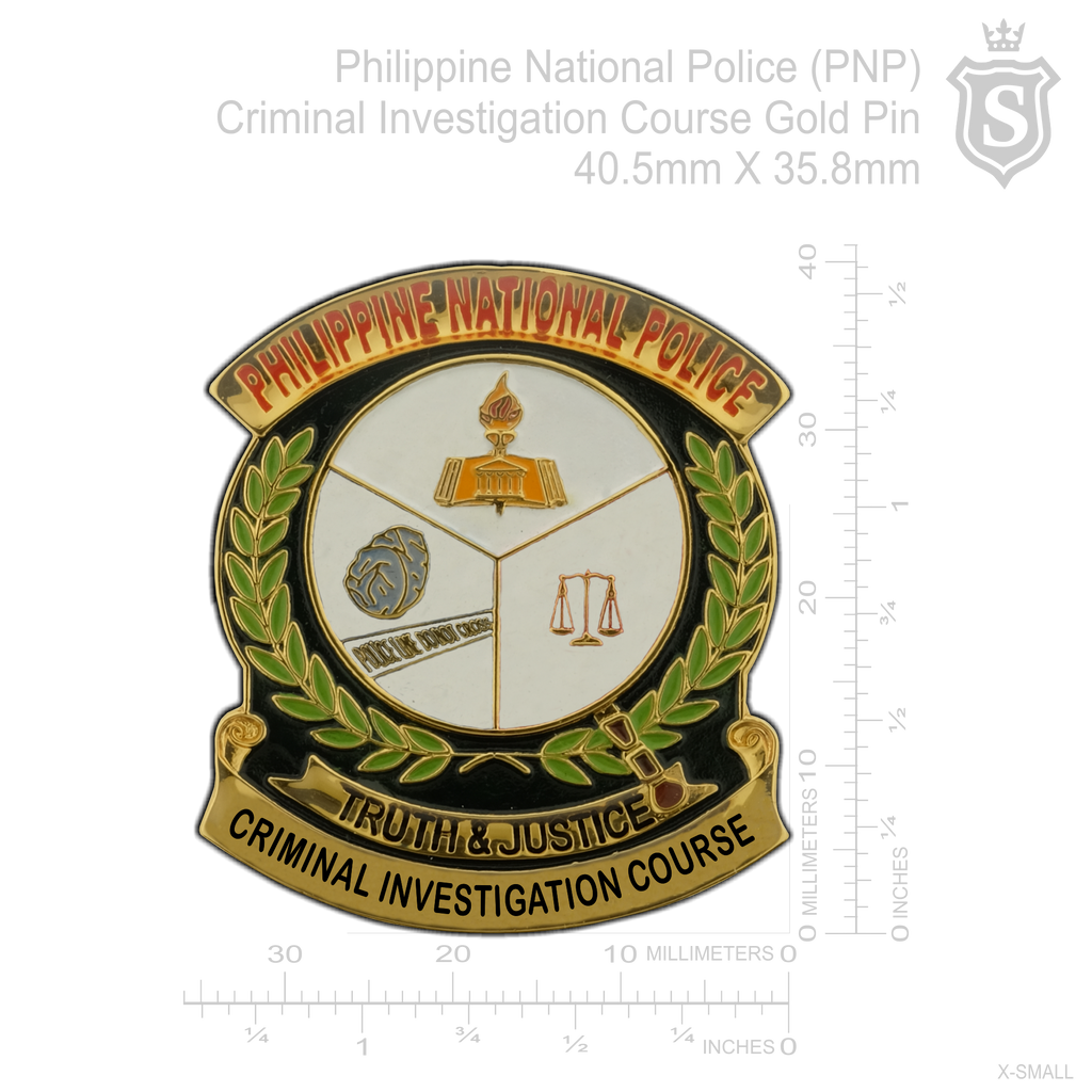 Criminal Investigation Course (CIC) Pin – philippinepublicsafetysupply