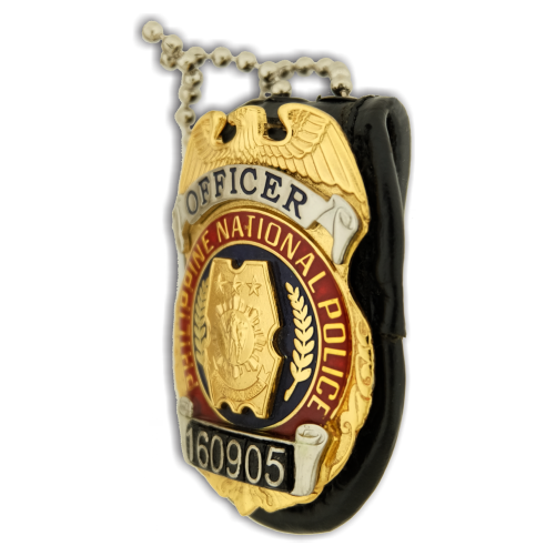 Philippine National Police (PNP) Officer Leather Neck Badge - PNP ...