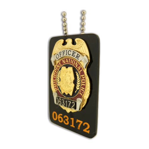 Philippine National Police (PNP) Officer Acrylic Neck Badge - PNP ...