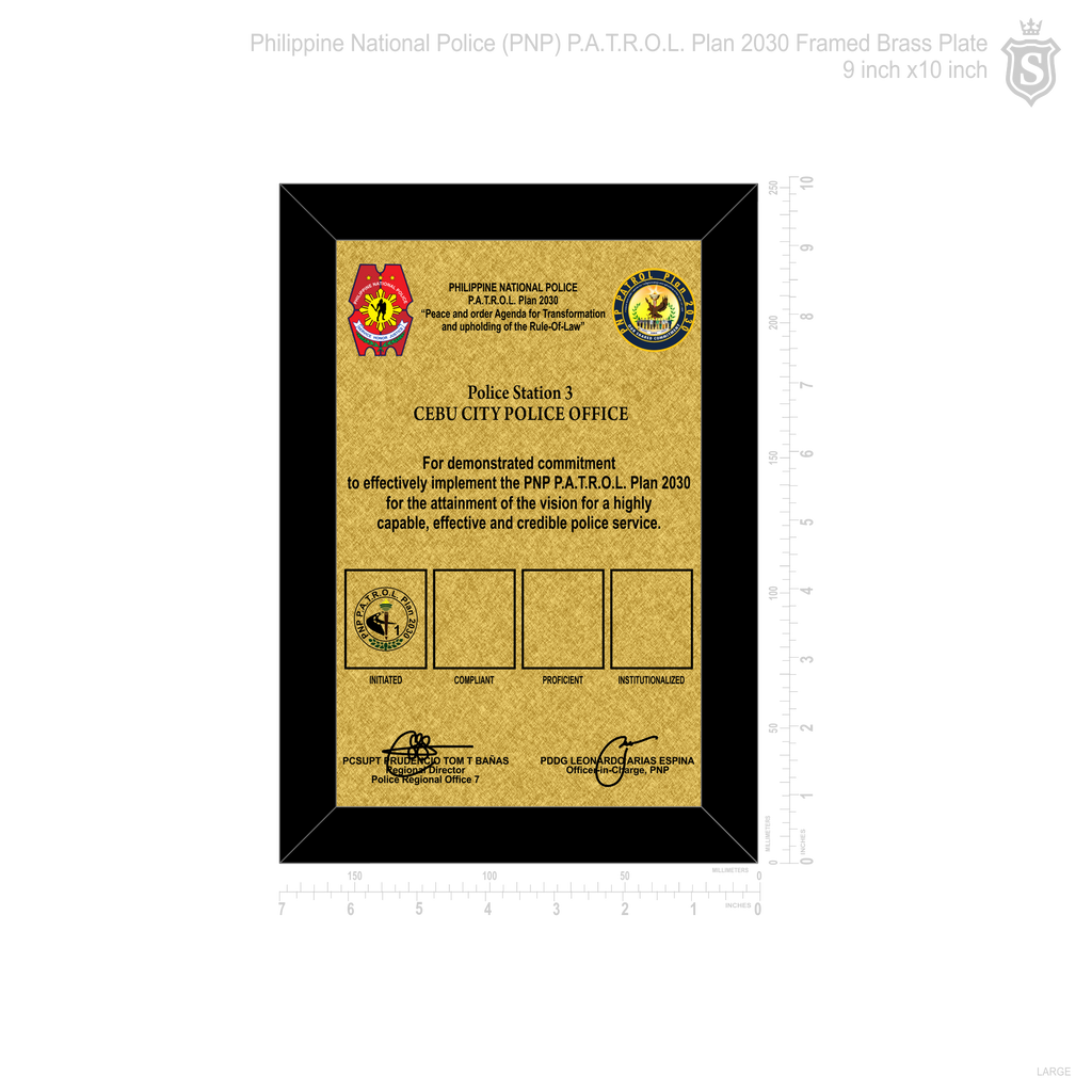 Philippine National Police (PNP) Patrol Plaque - PNP ...