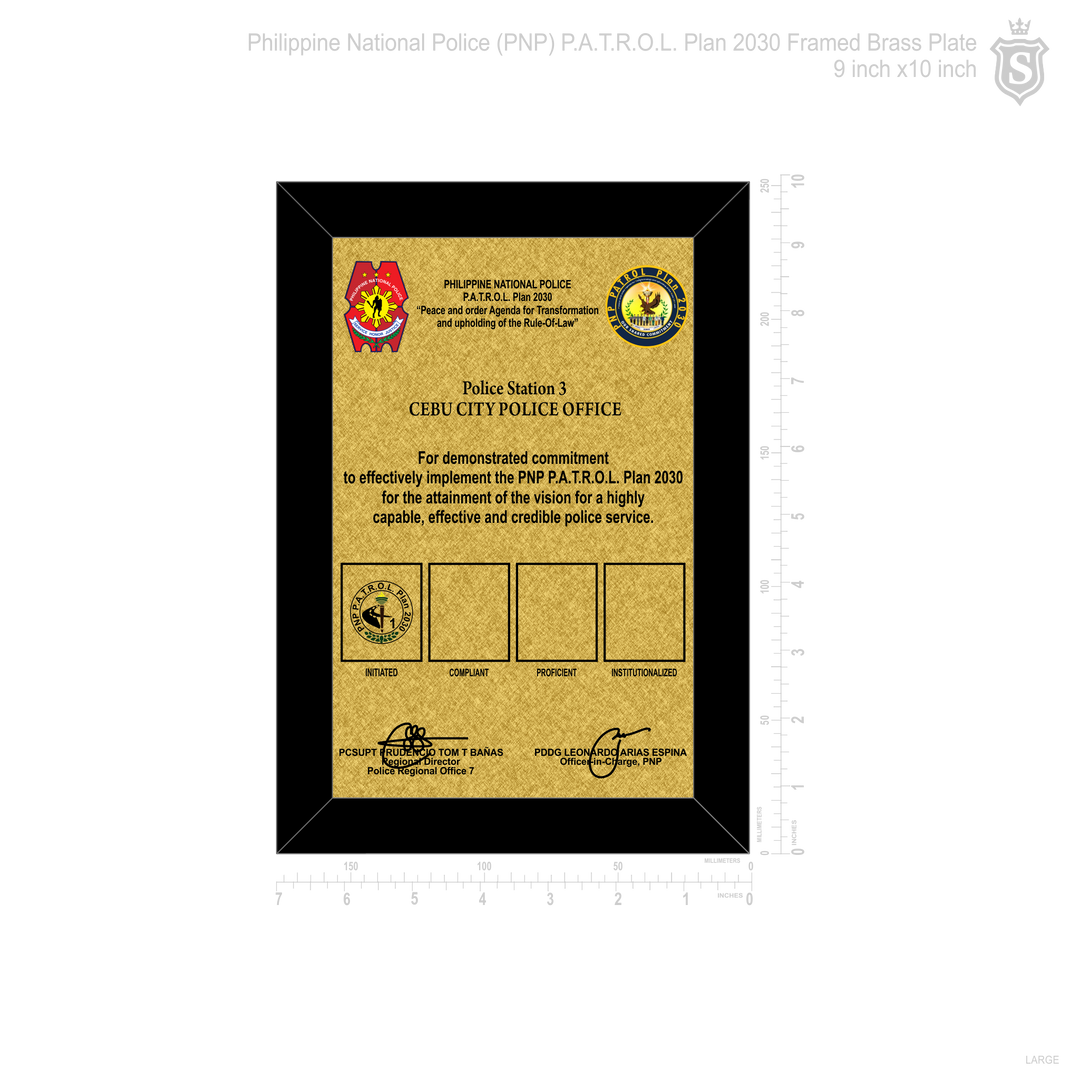 Philippine National Police (PNP) Patrol Plaque - PNP ...
