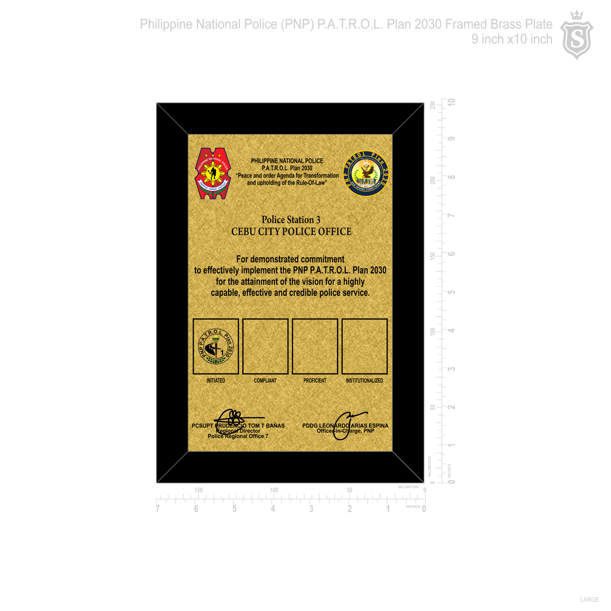 Philippine National Police (PNP) Patrol Plaque - PNP ...