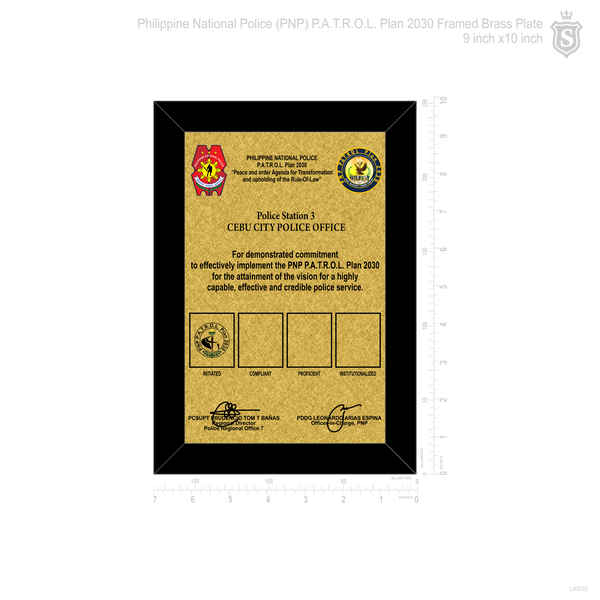 Philippine National Police (PNP) Patrol Plaque - PNP ...