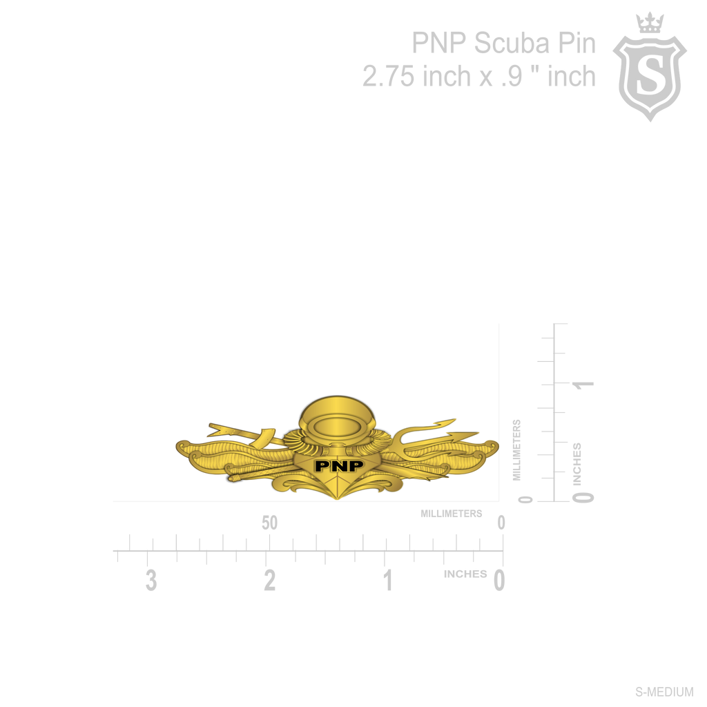 Philippine National Police (PNP) Scuba Pin – philippinepublicsafetysupply
