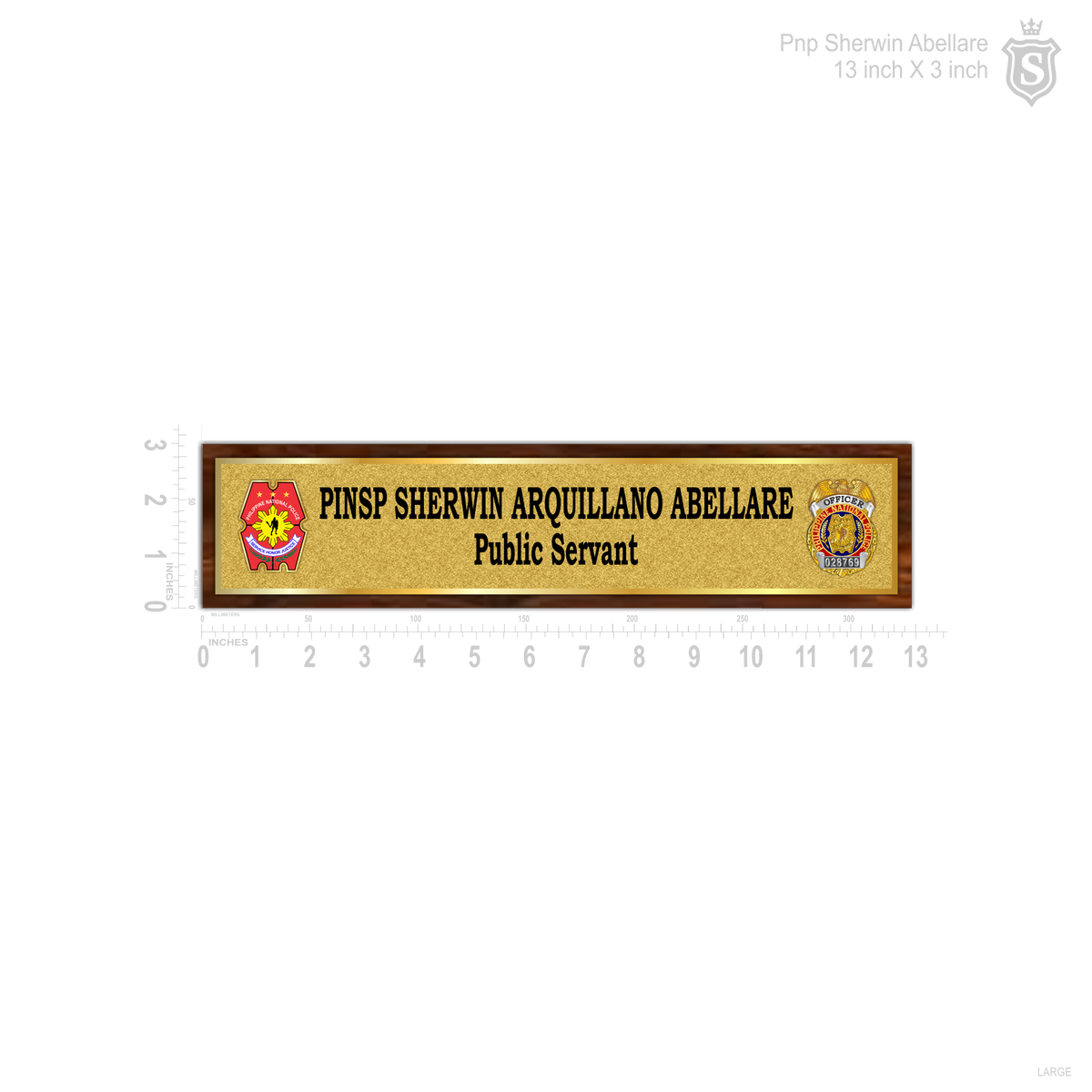 Philippine National Police (PNP) Table Signage - PNP ...