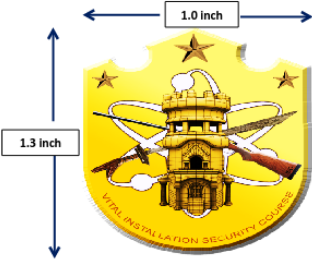 Vital Installation Security Course Pin – philippinepublicsafetysupply