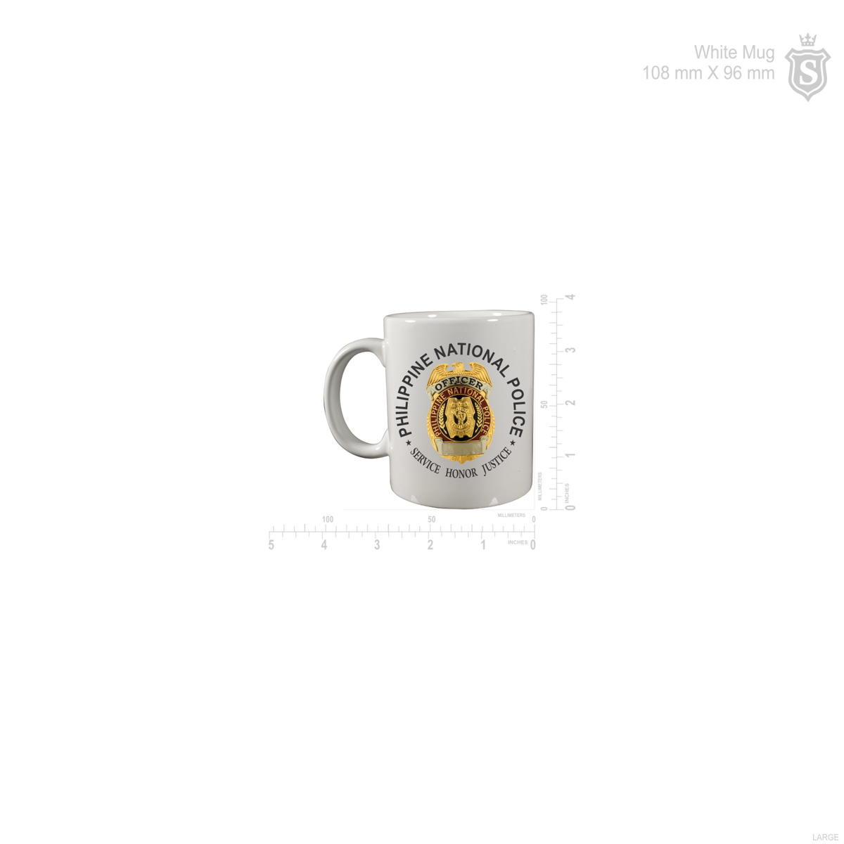 White Mug - PNP – philippinepublicsafetysupply